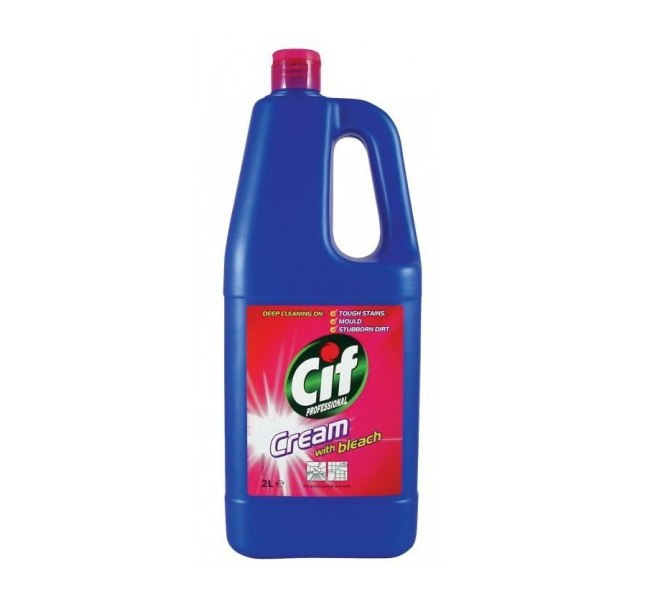 CIF CREAM WITH BLEACH 2L mleczko z wybielaczem do czyszczenia mocno ...